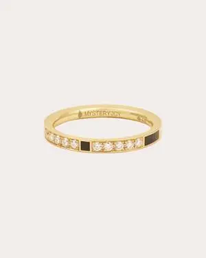 MYSTERYJOY Diamond And 18k Mirage Band Ring