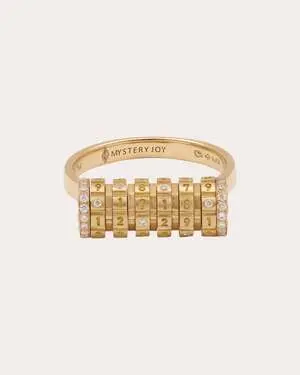 MYSTERYJOY 18k Secret Ring With Diamonds