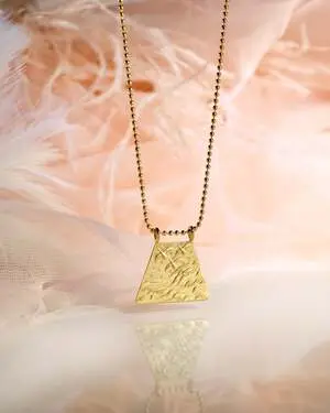 ELIZABETH MOORE Diamond And 18k Swan Motif Pendant Necklace