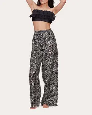 GIRLSMUSTHAVE Amelie Polka Dot Silk Pants