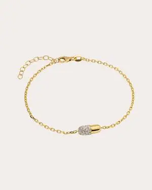 ELIOR Diamond And 18k Gold Pill Bracelet Gold