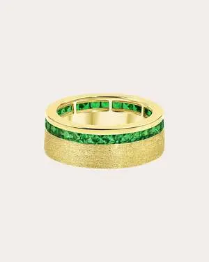 JENNIFER DEMORO Jennifer De Moro 18k Gold Ring - Tsavorite