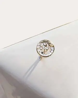 Moritz Glik Diamond And 18k Core 16 Shaker Ring