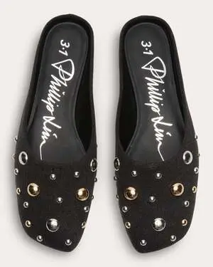 3.1 Phillip Lim Id Studded Flat Mule