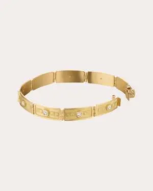 ELIZABETH MOORE Diamond And 18k Protection Bracelet