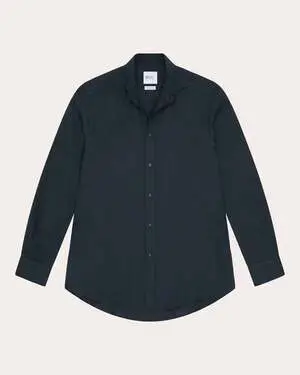 WITH NOTHING UNDERNEATH Boyfriend Linen Shirt