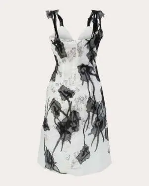 BYVARGA Jasmine Couture Lace Appliqué Mini Dress