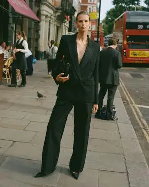 WITH NOTHING UNDERNEATH Rampling Wool Wide-leg Trousers - Black