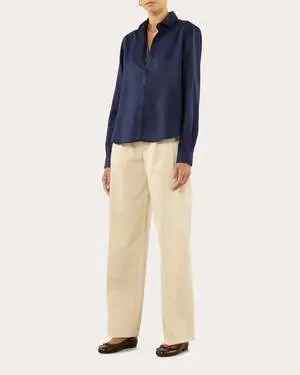 WITH NOTHING UNDERNEATH Classic Tencel Shirt