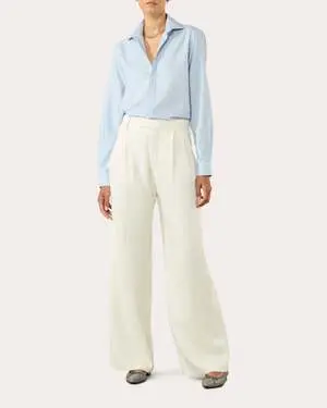 WITH NOTHING UNDERNEATH Classic Brushed Cotton Wool Shirt