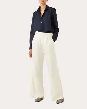WITH NOTHING UNDERNEATH The Classic Brushed Shirt - Blue