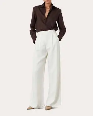 WITH NOTHING UNDERNEATH The Boyfriend Fine Poplin Shirt