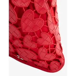 Bottega Veneta Heart Cut-out Leather Tote Bag