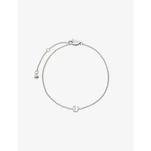 Monica Vinader Initial U Sterling Silver Bracelet Silver