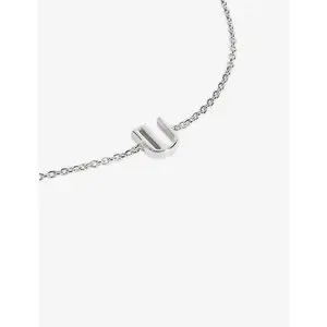 Monica Vinader Initial U Sterling Bracelet - Silver