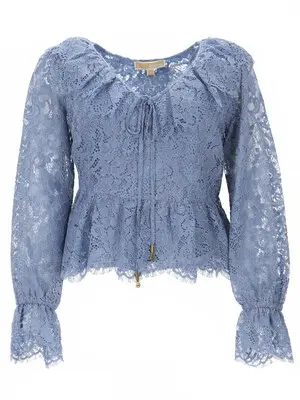 Michael Kors Lace Blouse - Azure