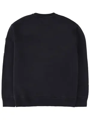 C.P. COMPANY Crewneck Sweatshirt With Logo - Blue