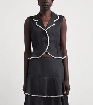 Sandro Cotton Embellished Shirt