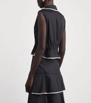 Sandro Cotton Embellished Shirt