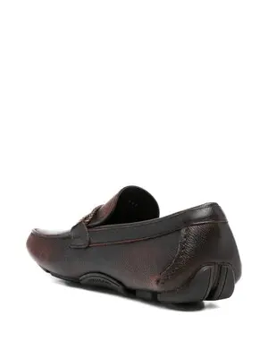 FERRAGAMO Gradient Leather Driver Loafers