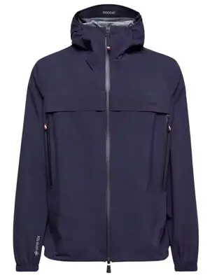Moncler Shipton Packable Gore-tex Jacket With Hood - Blue