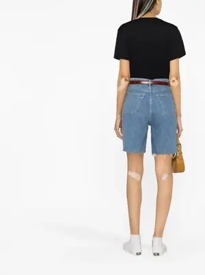 MARANT ETOILE Aby" Cotton T-shirt With Embroidered Logo - Black