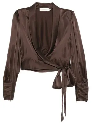 ZIMMERMANN Silk Wrap Top