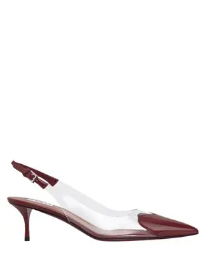 Alaïa ALAÏA Le Caura Slingbacks In Patent Leather Red