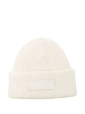 Jacquemus Le Bonnet Gros Grain Beanie - White