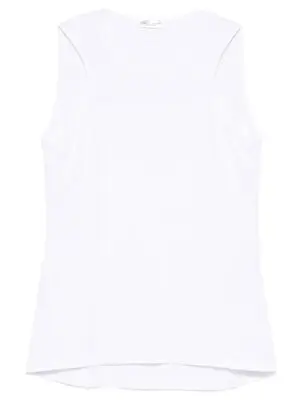 ROBERTO COLLINA Cotton Tank Top - White