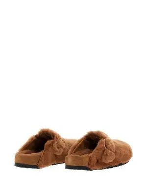BIRKENSTOCK Boston Shearling Clogs - Brown