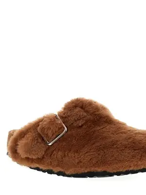 BIRKENSTOCK Boston Shearling Clogs - Brown
