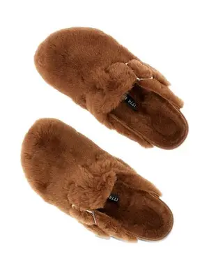 BIRKENSTOCK Boston Shearling Clogs - Brown