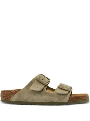 BIRKENSTOCK Arizona Suede Sandals - Green