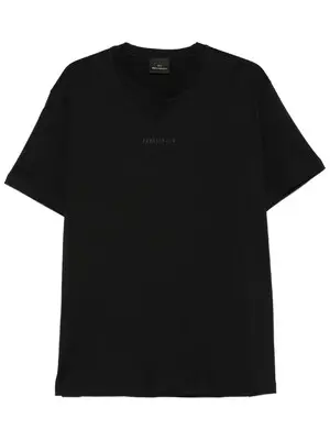 Paul & Shark Logo-print Lightweight Cotton Jersey T-shirt - Black