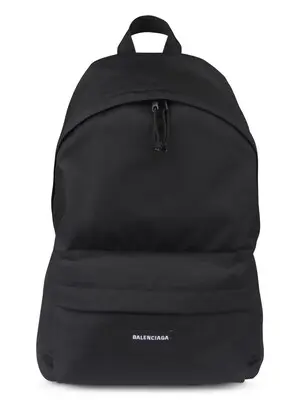 Balenciaga Explorer Nylon Backpack - Black