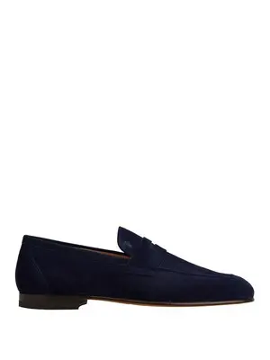 Prada Suede Leather Loafers - Blue