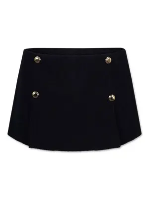 Miu Miu Tweed Wool Miniskirt