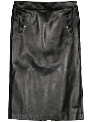 Low Waist Leather Skirts