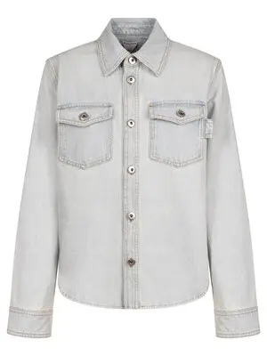 Bottega Veneta Cotton Denim Shirt - Blue