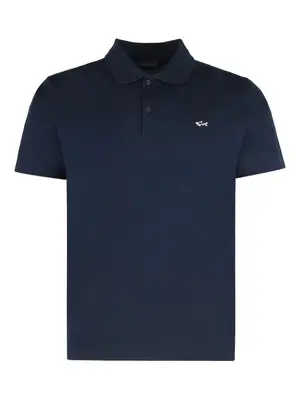 Paul & Shark Cotton Logo Polo - Blue