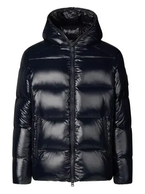 SAVE THE DUCK Edgard Lacquered Down Jacket - Blue