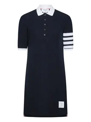 Thom Browne 4-bar Piqué Polo Shirt Dress