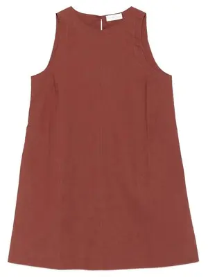 ROBERTO COLLINA A-line Mini Dress In Cotton - Red