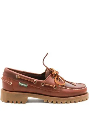 SEBAGO Ranger Waxy Leather Loafers - Brown