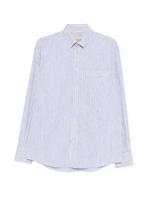 Valentino Garavani Striped Cotton Shirt - Blue