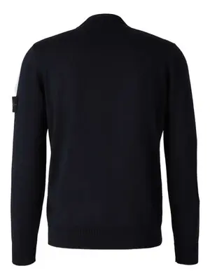 Stone Island Light Wool Crew Neck Pullover - Blue