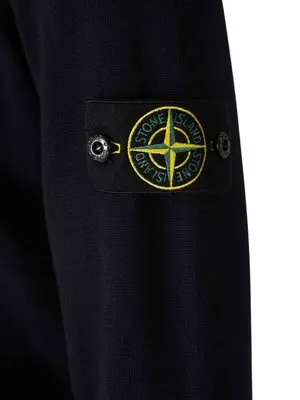 Stone Island Light Wool Crew Neck Pullover - Blue