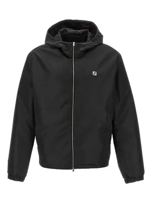 Fendi Technical Fabric Blouson With Hood
