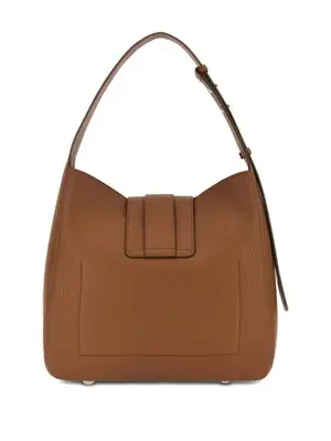 Hogan Trend Hobo Shoulder Bag In Nappa Leather - Brown